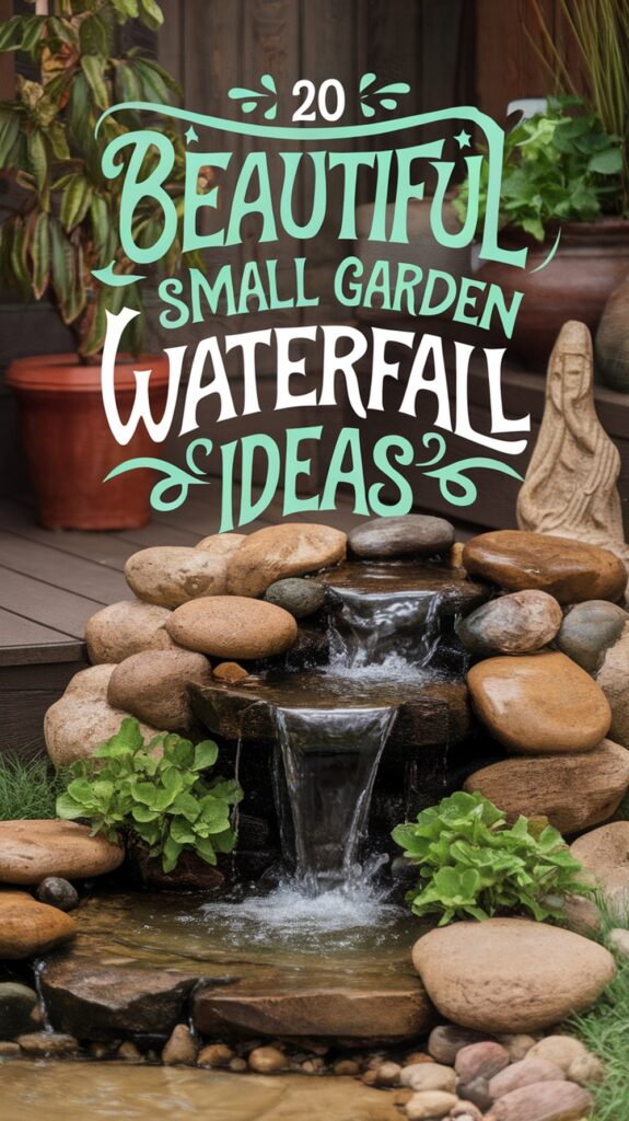20 Small Garden Waterfall Ideas | TheGrow