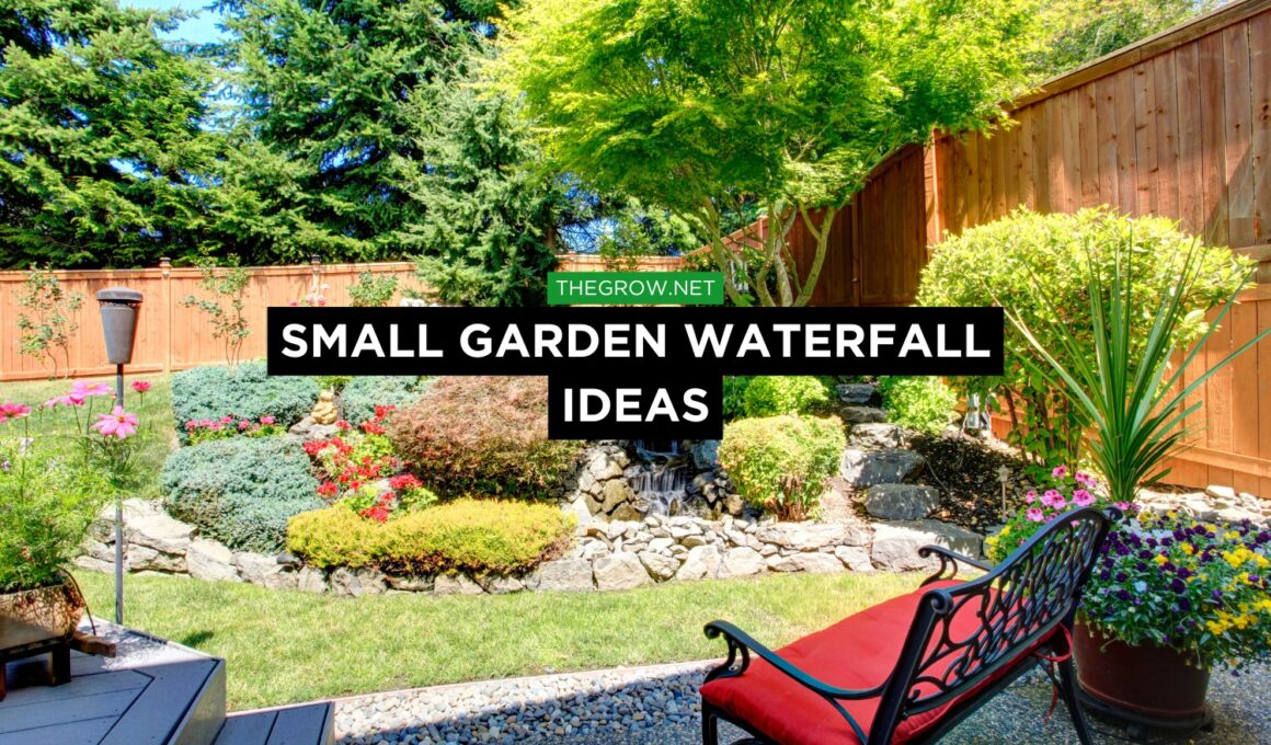20 Small Garden Waterfall Ideas | TheGrow